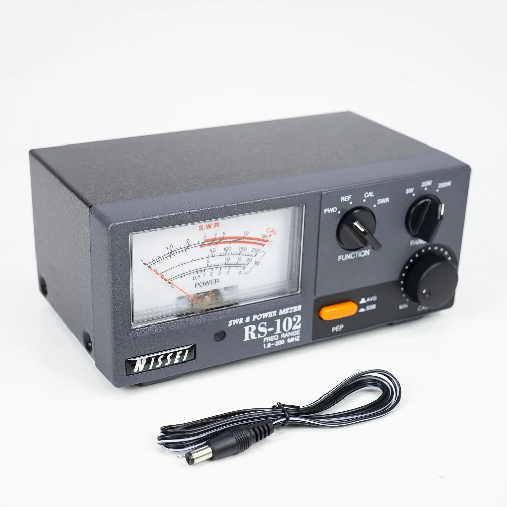NISSEI RS-102 SWR POWER METER HF VHF – P J Box