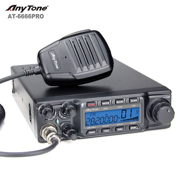 Anytone AT-6666 PRO High Power 10 11 METER Ham CB Radio & Programming ...