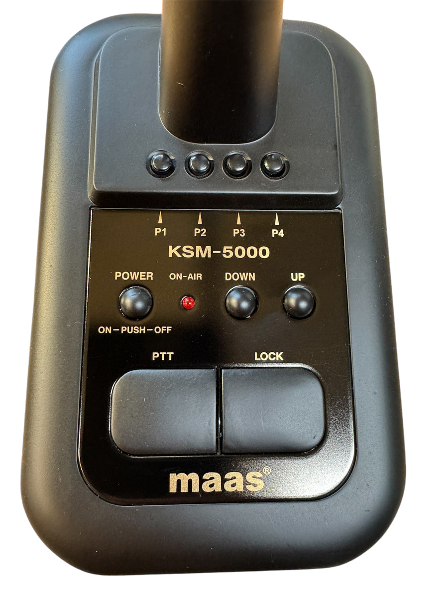 MAAS KSM-5000 CB Ham Free Standing Desk Microphone PLUS Connection Cab ...