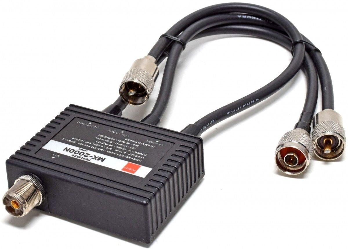 Diamond MX 2000 N Triplexer Ham Radio HF VHF UHF – P J Box