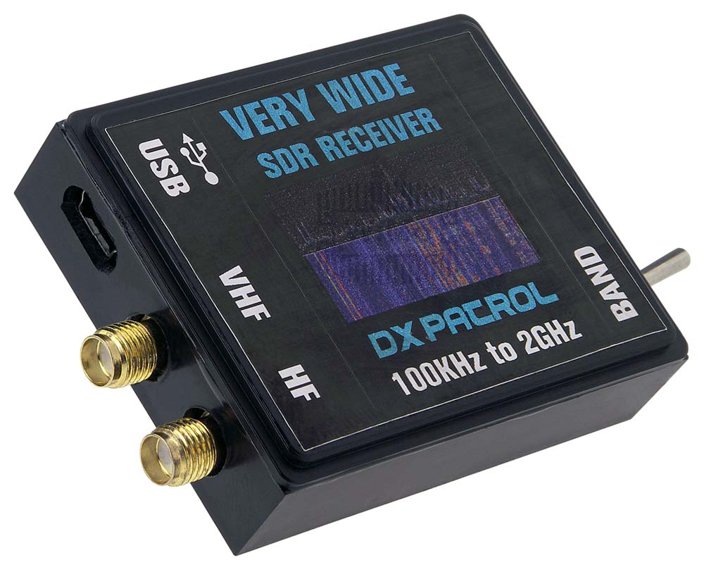 DX-Patrol SDR (Software Defined Radio) Receiver 100 kHz to 2000MHz – P ...