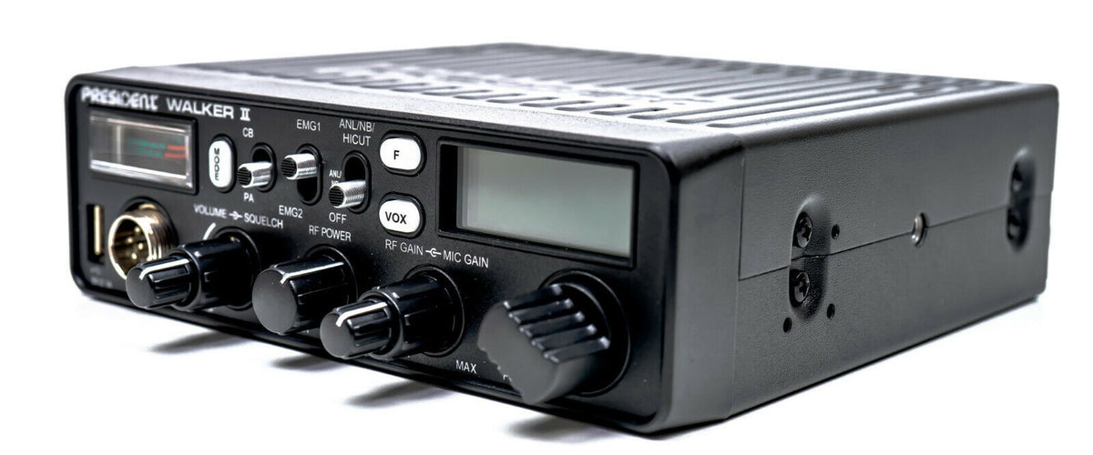 President Walker II ASC AM/FM Multi 7 Colour DIsplay CB Radio USB Char ...